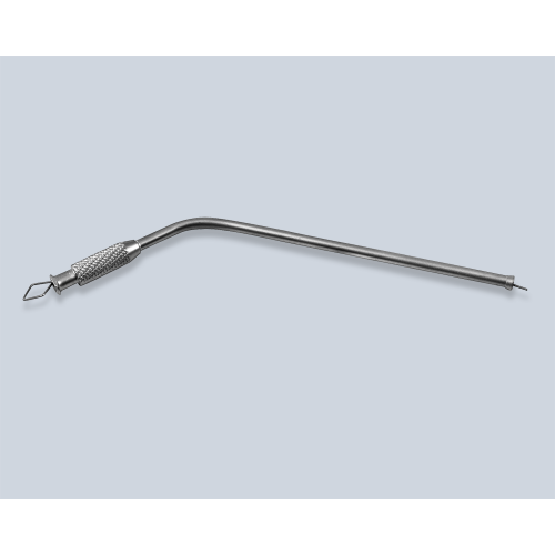 canule aspiratrice rigide droite boutonnée D:3mm LU:10.5cm