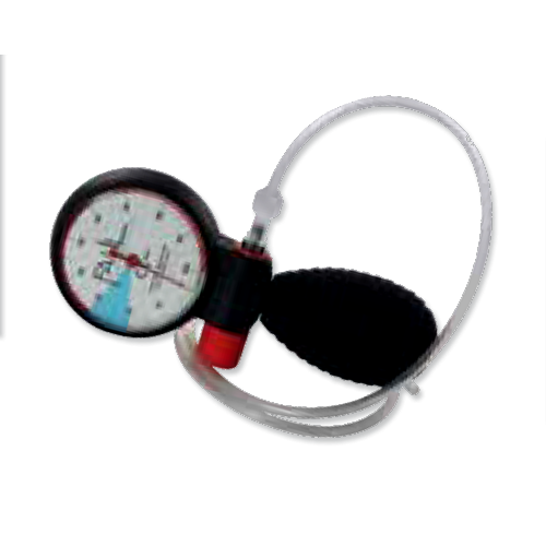 Manomètre Mucoprotect pour pression des ballonnets, avec tubulure