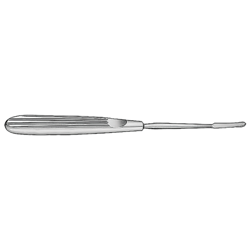 Rugine JOSEPH légèrement courbée L:16cm