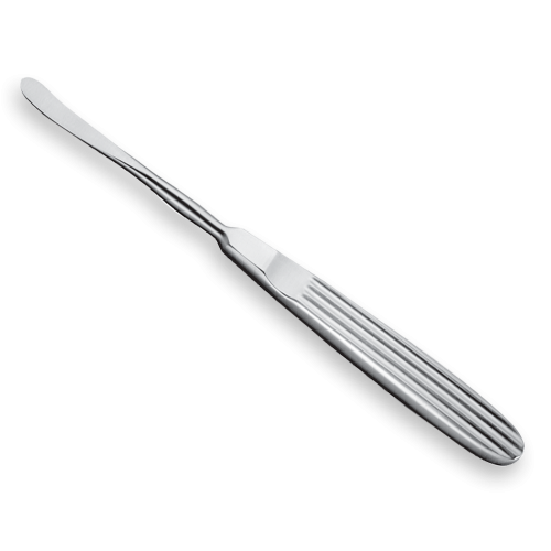 Rugine OBWEGESER légèrement courbe ronde largeur 11mm L:17,5cm